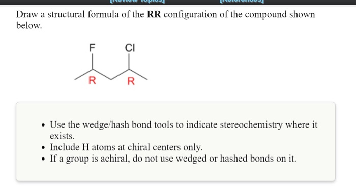 Solved Draw a structural formula of the RR configuration of | Chegg.com