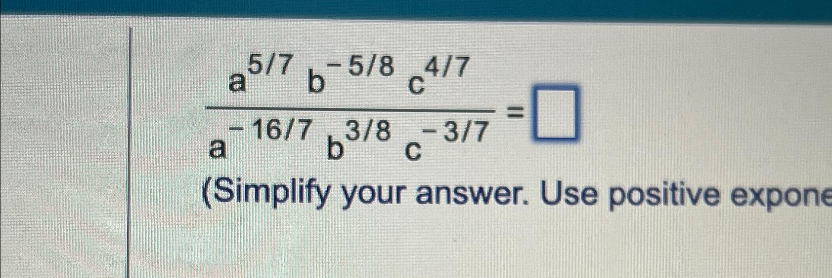 Solved a57b-58c47a-167b38c-37=(Simplify your answer. Use | Chegg.com