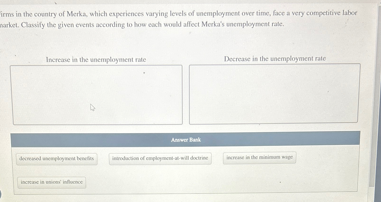 Solved Firms in the country of Merka, which experiences | Chegg.com