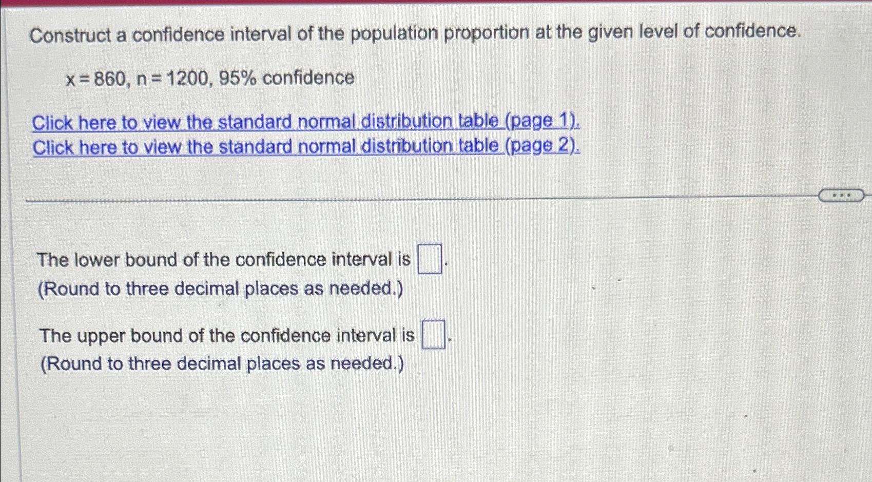 Solved Construct a confidence interval of the population | Chegg.com