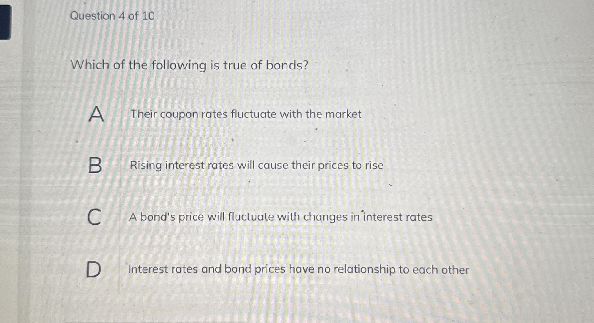 Solved Question 4 ﻿of 10Which of the following is true of | Chegg.com
