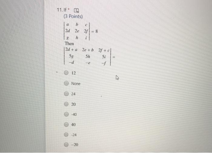 Solved A C 11if 3 Points B 2d 2e 2f 8 8 H Then 2d A 0203