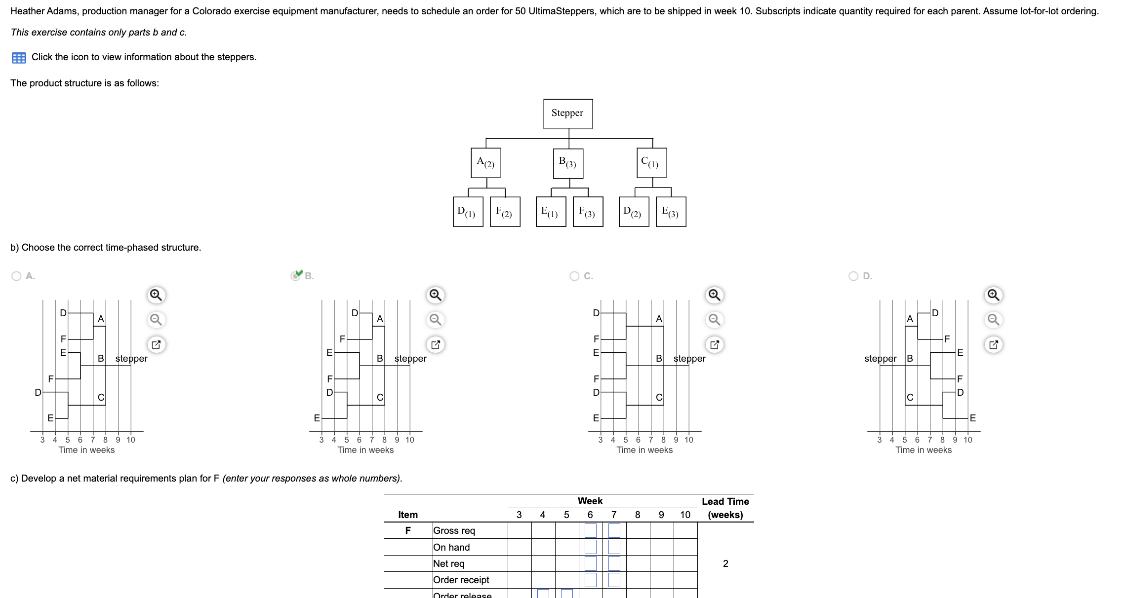 Solved This exercise contains only parts \( ﻿b \) ﻿and \( ﻿c | Chegg.com