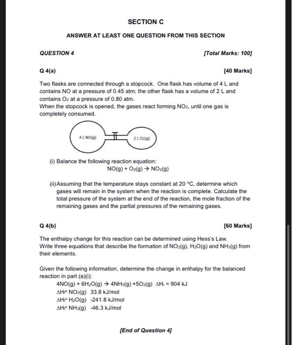 Solved SECTION C ANSWER AT LEAST ONE QUESTION FROM THIS | Chegg.com