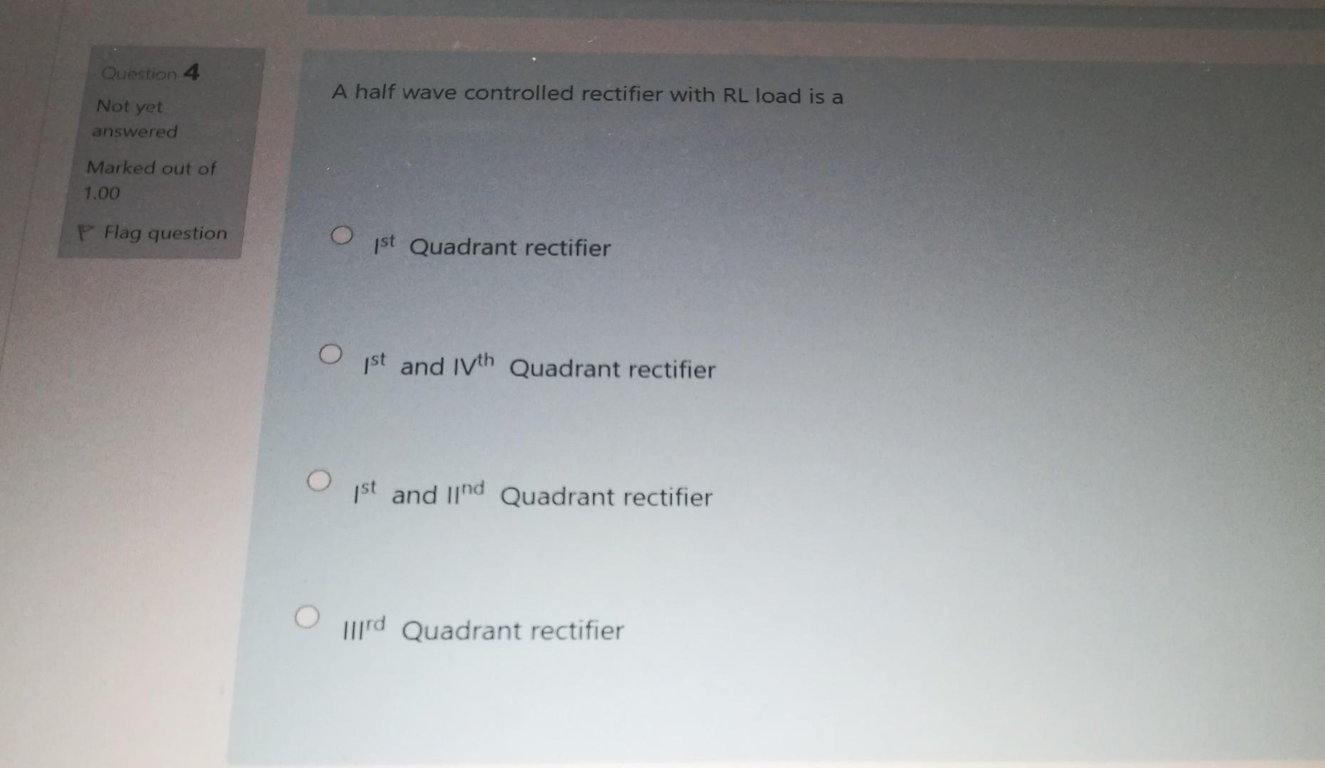 Solved Question 3 In a single phase Semi converter with RL | Chegg.com