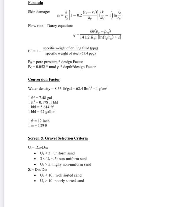 Q3. A deviated well is to be cemented in place with | Chegg.com