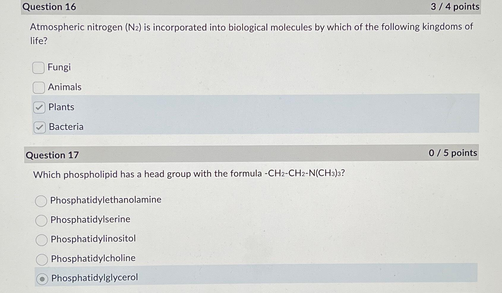Solved Question 1634 ﻿pointsAtmospheric nitrogen (N2) ﻿is | Chegg.com