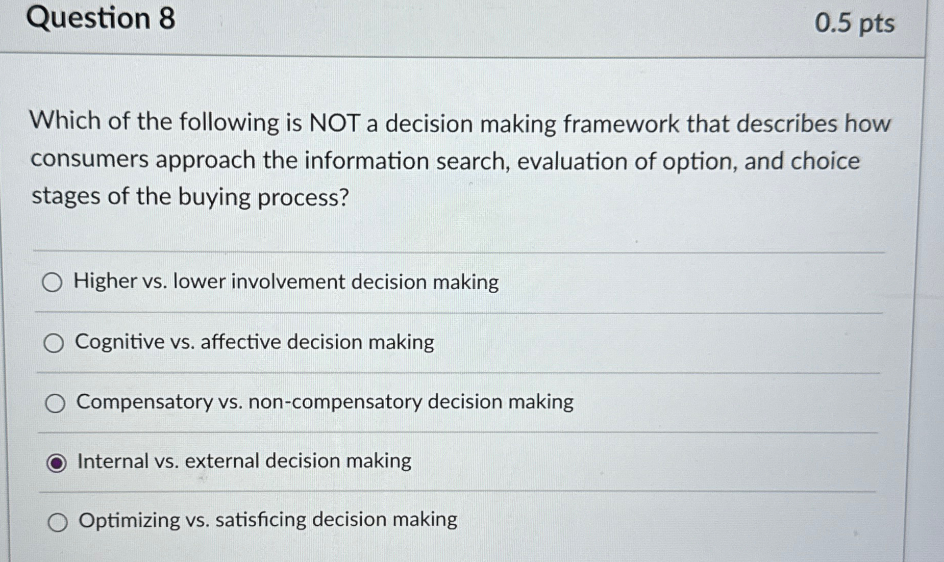 Solved Question 80.5 ﻿ptsWhich of the following is NOT a | Chegg.com
