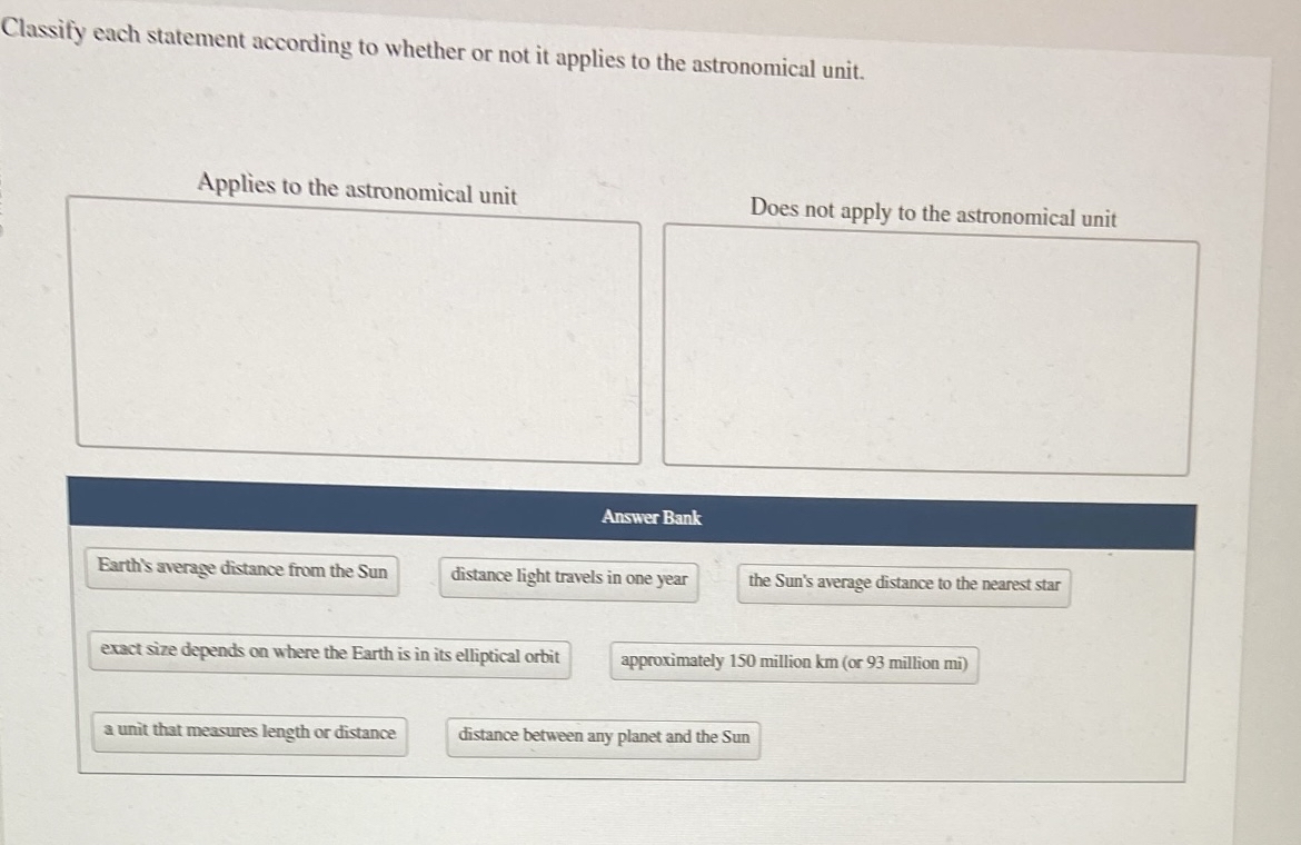 Solved Classify each statement according to whether or not | Chegg.com