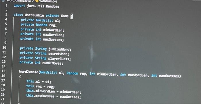 Solved RPS Java WordRumble java 1 NumberGuesser.java | Chegg.com