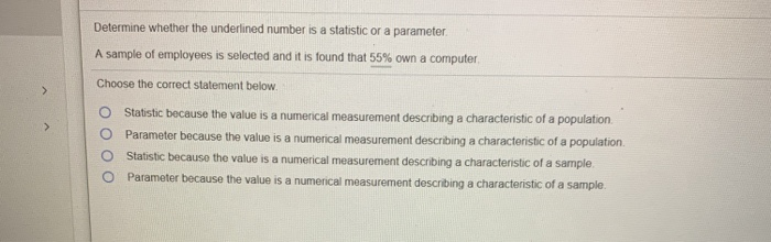 Solved > Determine whether the underlined number is a | Chegg.com