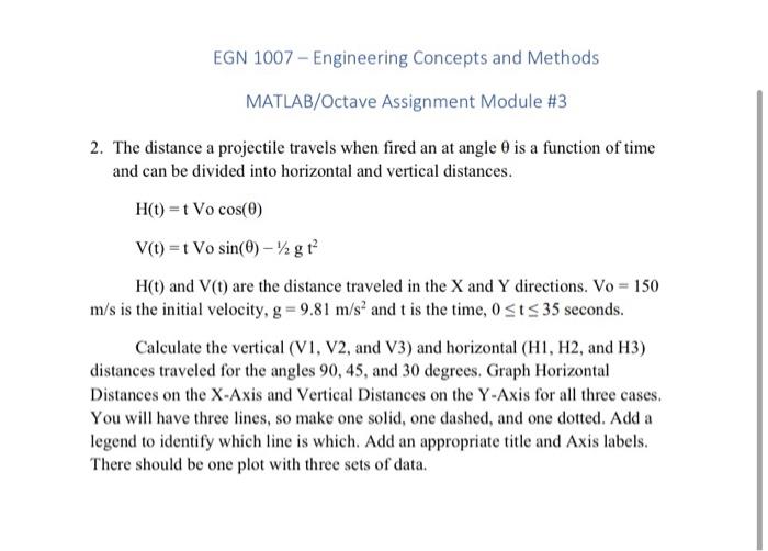 Solved EGN 1007 – Engineering Concepts and Methods | Chegg.com