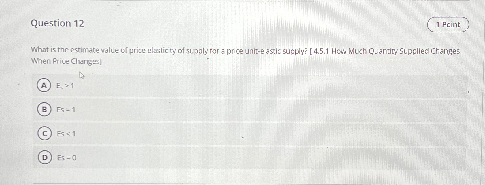 Solved Question 121 ﻿PointWhat is the estimate value of | Chegg.com