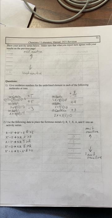 Solved Based off the first page how do I do the second? | Chegg.com