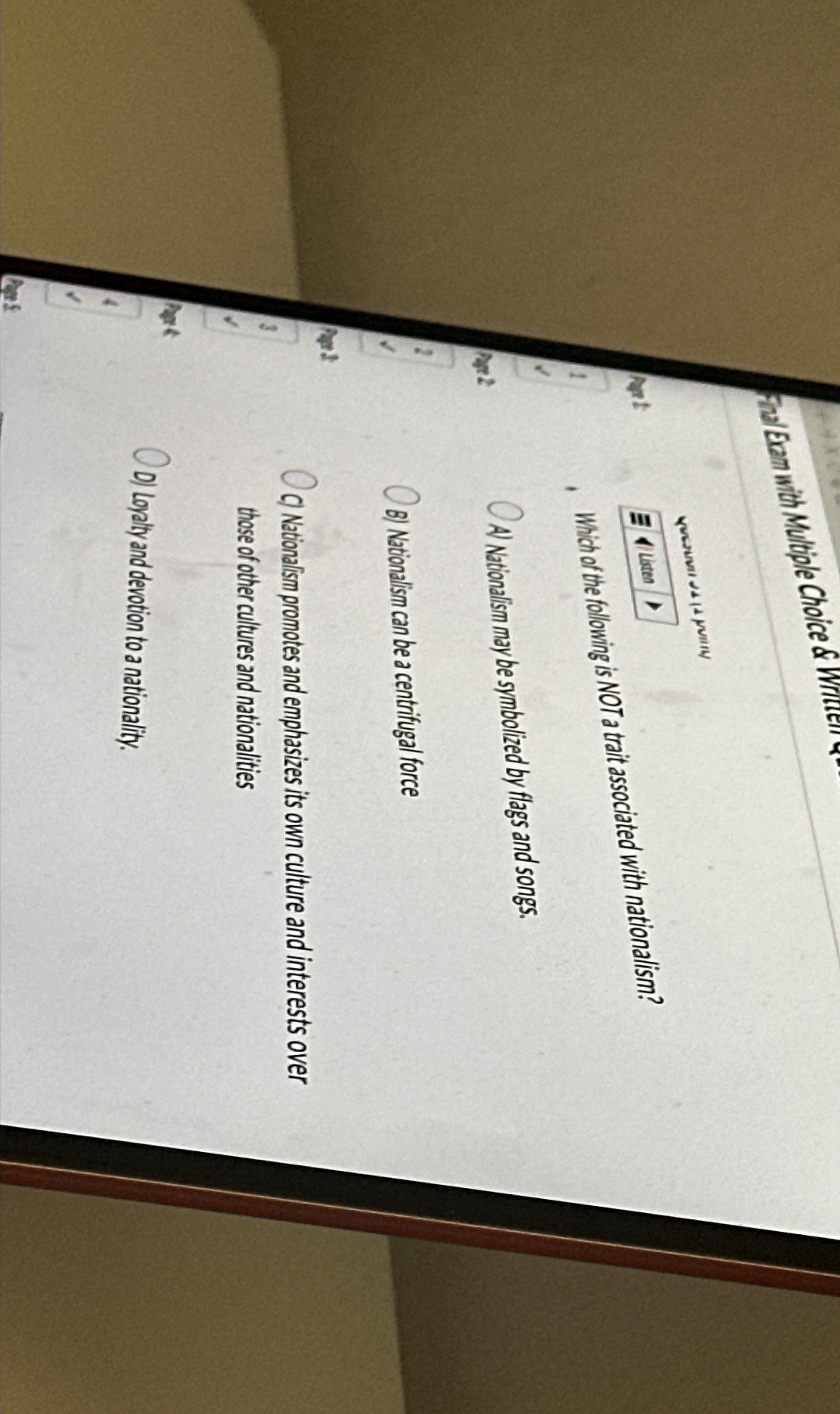 Solved Fol Sean with Multiple Choice & WrilleisEf usteeWhich | Chegg.com