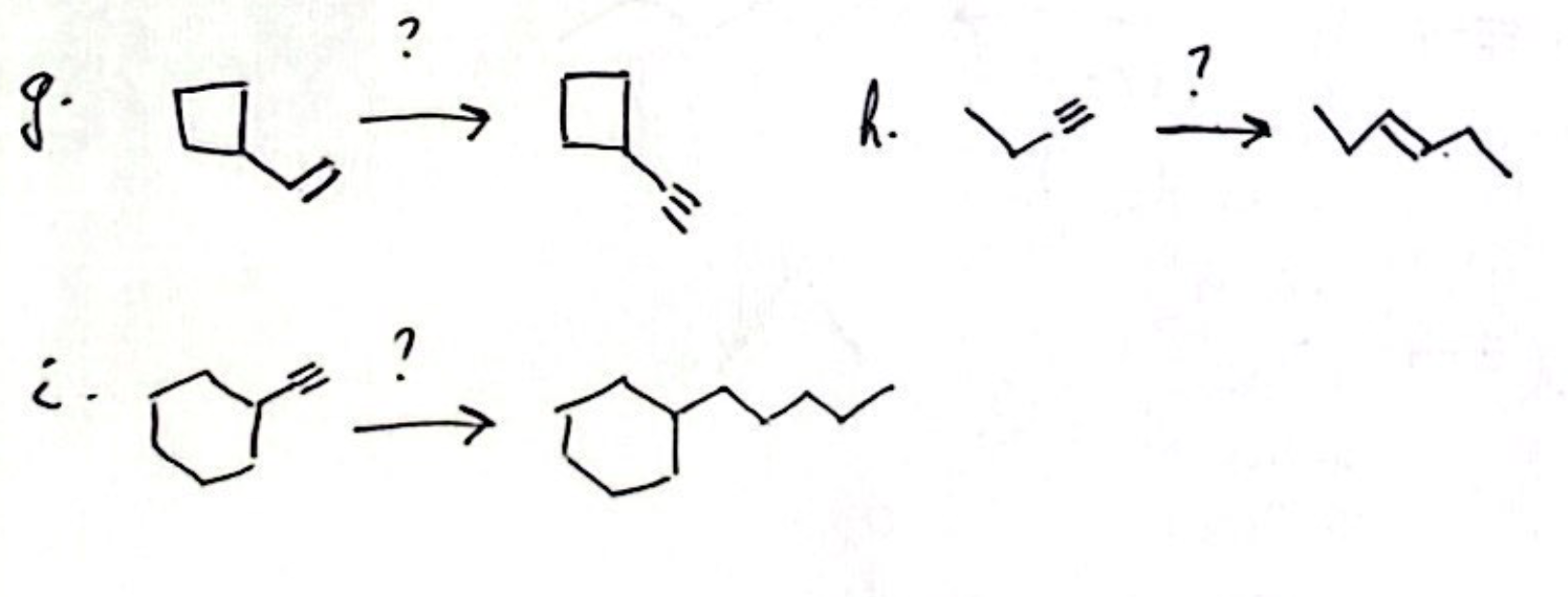 Solved propose synthesis for the following problems show | Chegg.com
