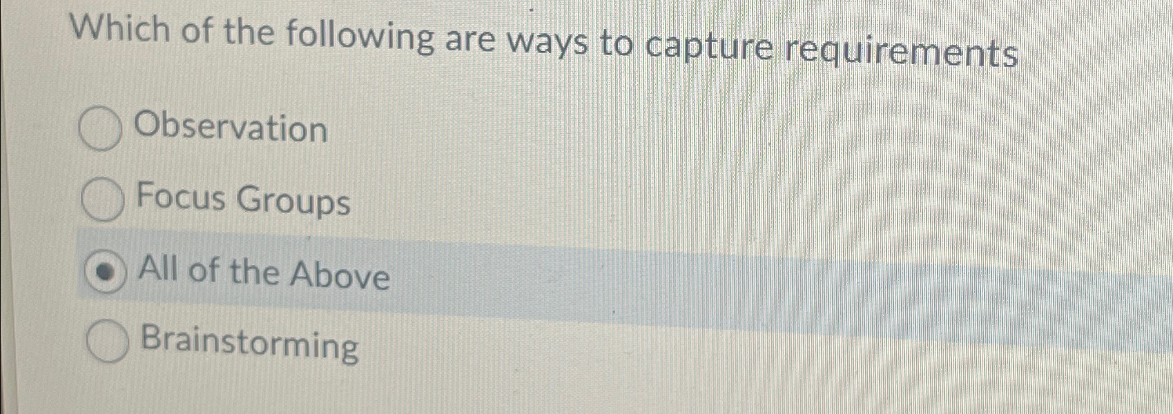 Solved Which of the following are ways to capture | Chegg.com