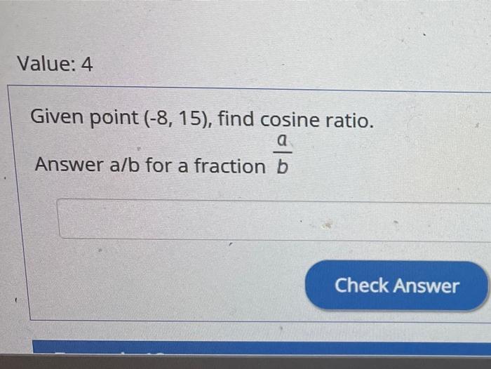 Solved Practice Problem 25 Value: 4 Find two values of | Chegg.com