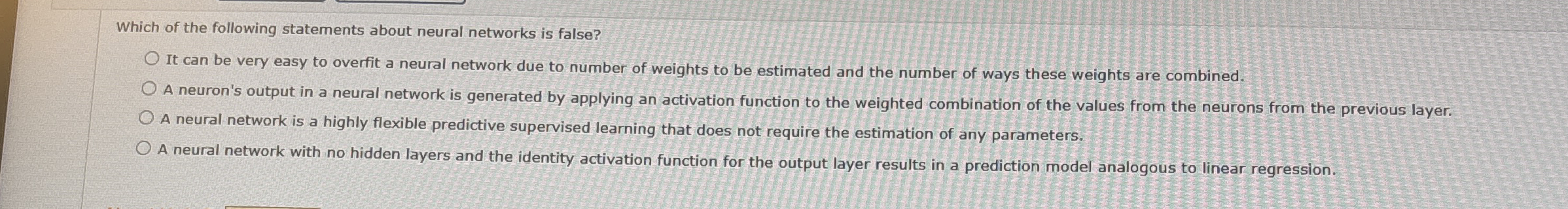 Solved by an EXPERT Which of the following statements about neural | Chegg.com