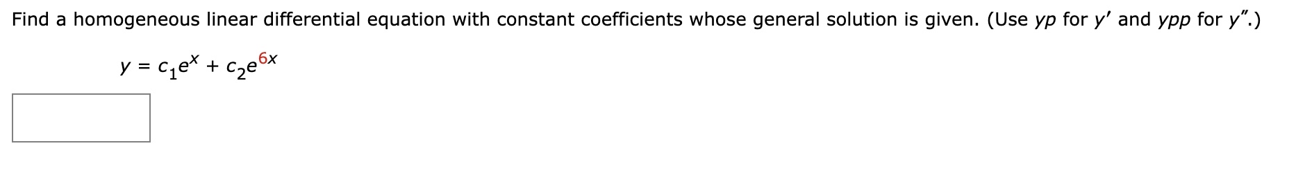 Solved Find a homogeneous linear differential equation with | Chegg.com