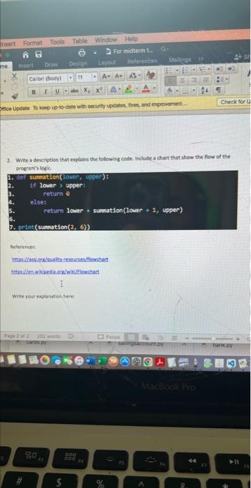 Solved Your name: For misterm term exam you will submit this | Chegg.com
