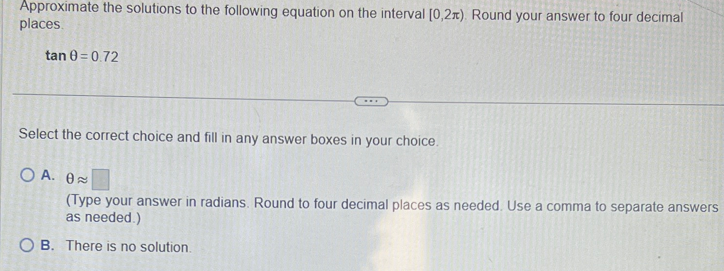 Approximate the solutions to the following equation | Chegg.com