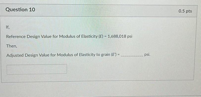 Solved Reference Design Value for Compression Parallel to | Chegg.com