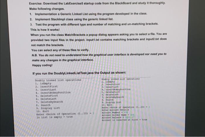 Exercise: Download the LabExercises startup code from | Chegg.com