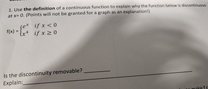 Solved Use the definition of a continuous function to | Chegg.com