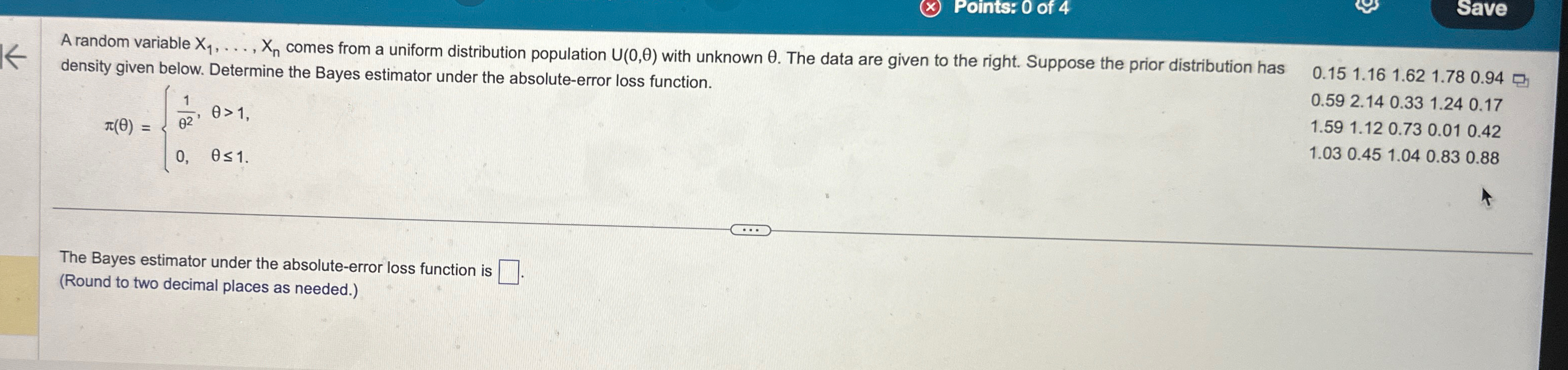 Solved A random variable x1,dots,xn ﻿comes from a uniform | Chegg.com