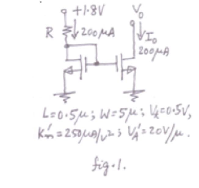 Solved Q1 and Q2 are matched transistors in the circuit of | Chegg.com