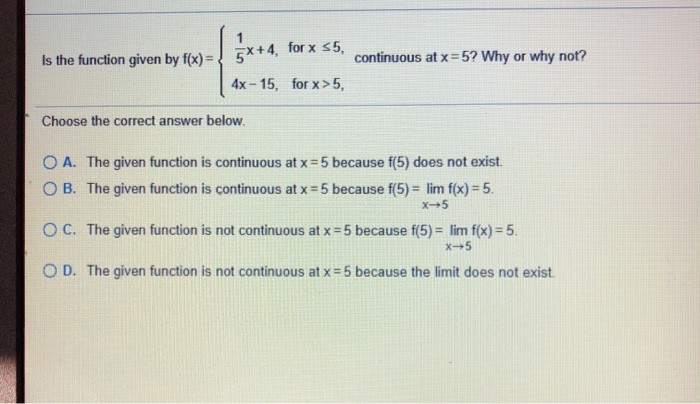 Solved Consider the function g graphed below. Select the | Chegg.com