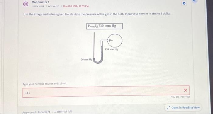 Solved Use the image and values given to calculate the | Chegg.com