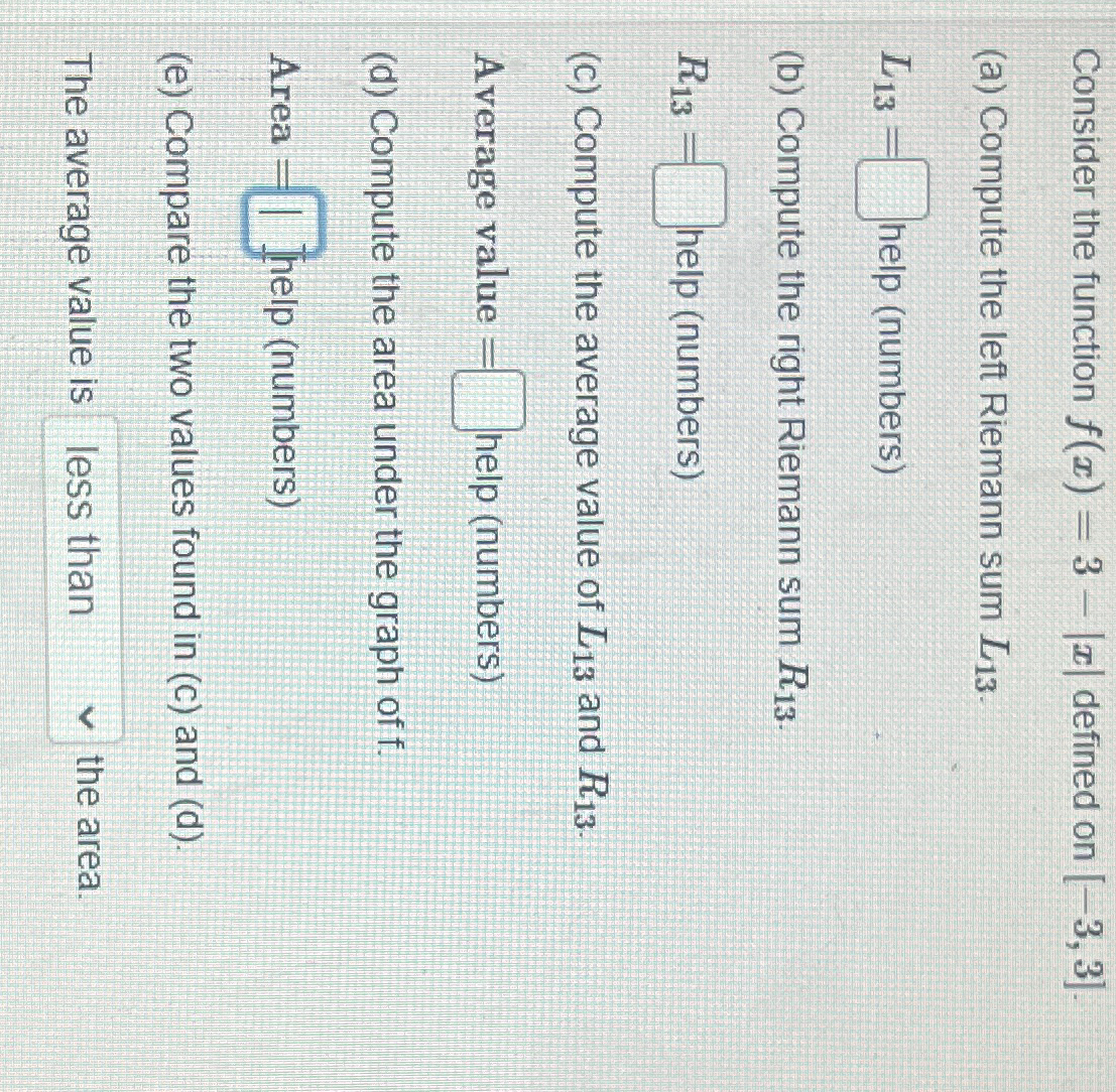 Solved Consider The Function F X 3 X ﻿defined On 3 3 A