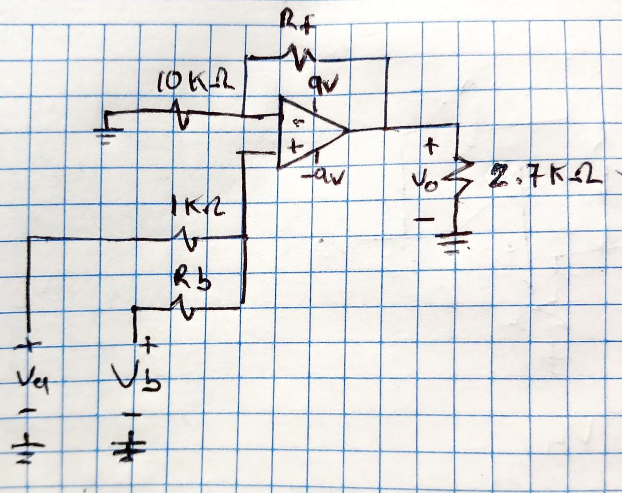 Solved Si Rf=19k a) ﻿Encuentre el valor de Rb que da la | Chegg.com