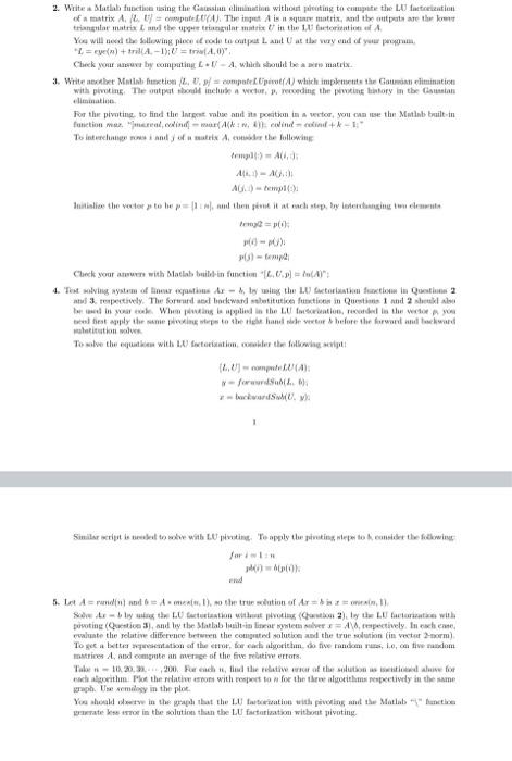 Solved with piveting. The autpat thond incluse a wetur, 3, | Chegg.com