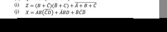 Solved Problems 1 Simplify The Following Expressions Using 4689