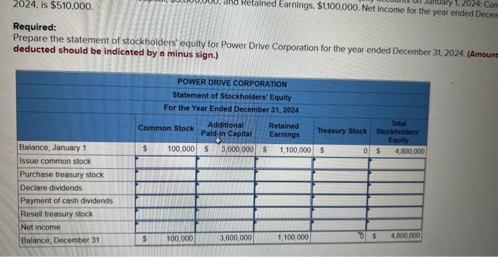 Solved Exercise 10-15 (Algo) Prepare a statement of | Chegg.com