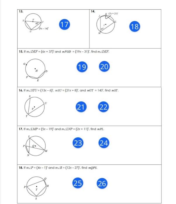 Name, Geometry Unit 4: Circles Topic 1: Circle Basics | Chegg.com