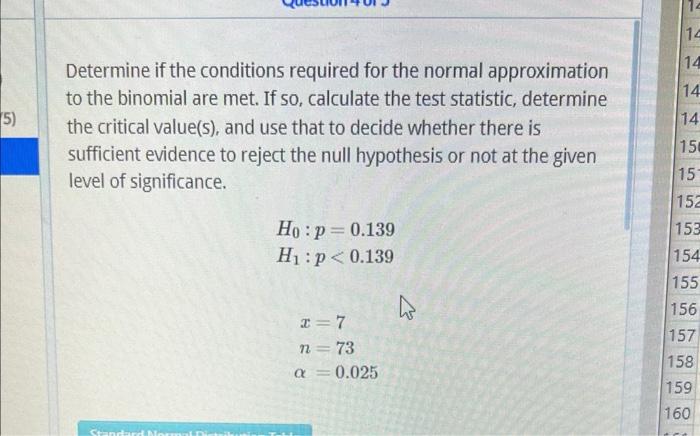 Solved Determine if the conditions required for the normal | Chegg.com