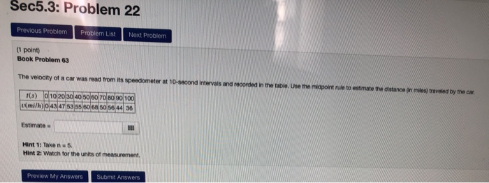 Solved Sec5.3: Problem 22 Previous Problem Problem List Next | Chegg.com
