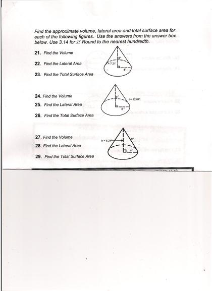 Solved Find the approximate volume and total surface area of | Chegg.com