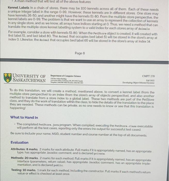 Solved Purpose: Defining a not-quile-simple Java class based | Chegg.com