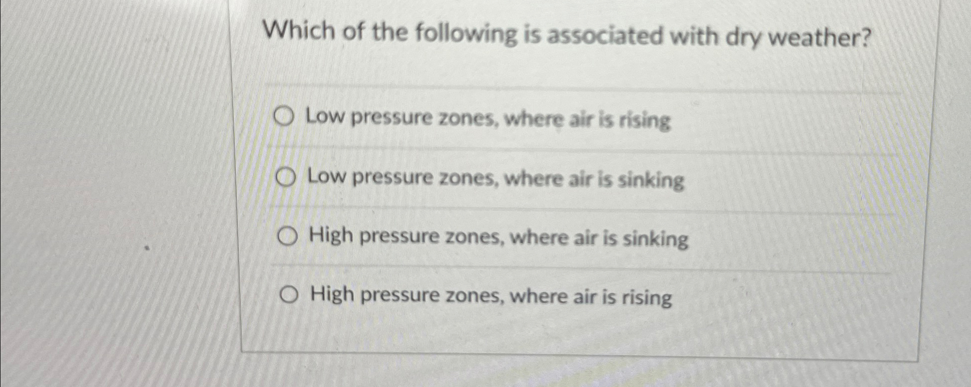 Solved Which of the following is associated with dry | Chegg.com