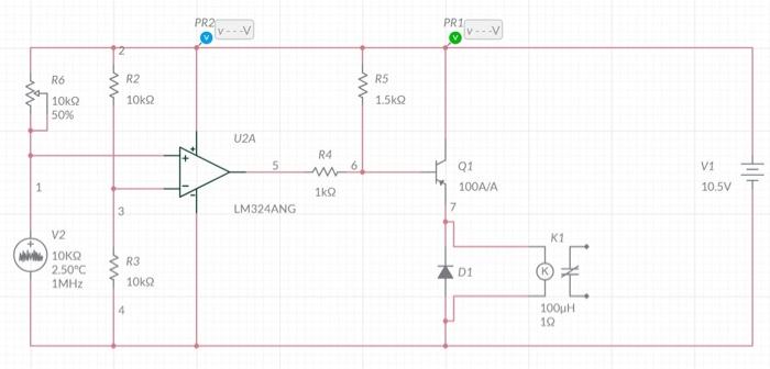 Solved can you modify this heat sensor circuit and turn this | Chegg.com