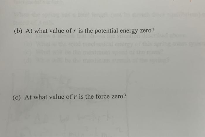 Solved Problem 9: (14 points) The force between two atoms in | Chegg.com Solved Problem 9: (14 points) The force between two atoms in | Chegg.com