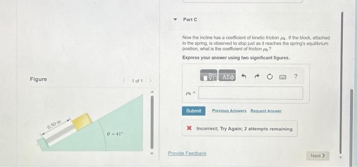 Solved A spring (80 N/m) has an equilibrium length of 1.00 m | Chegg.com