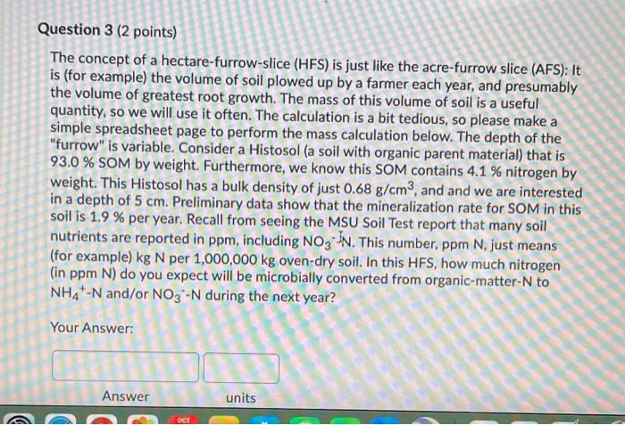 Solved Question 2 (2 points) The concept of a | Chegg.com
