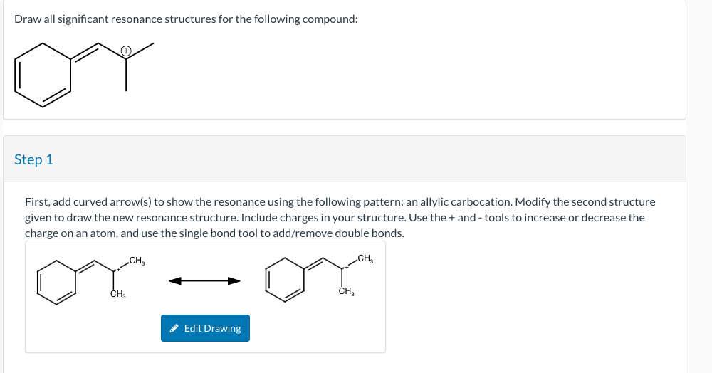 Solved Draw all significant resonance structures for the | Chegg.com