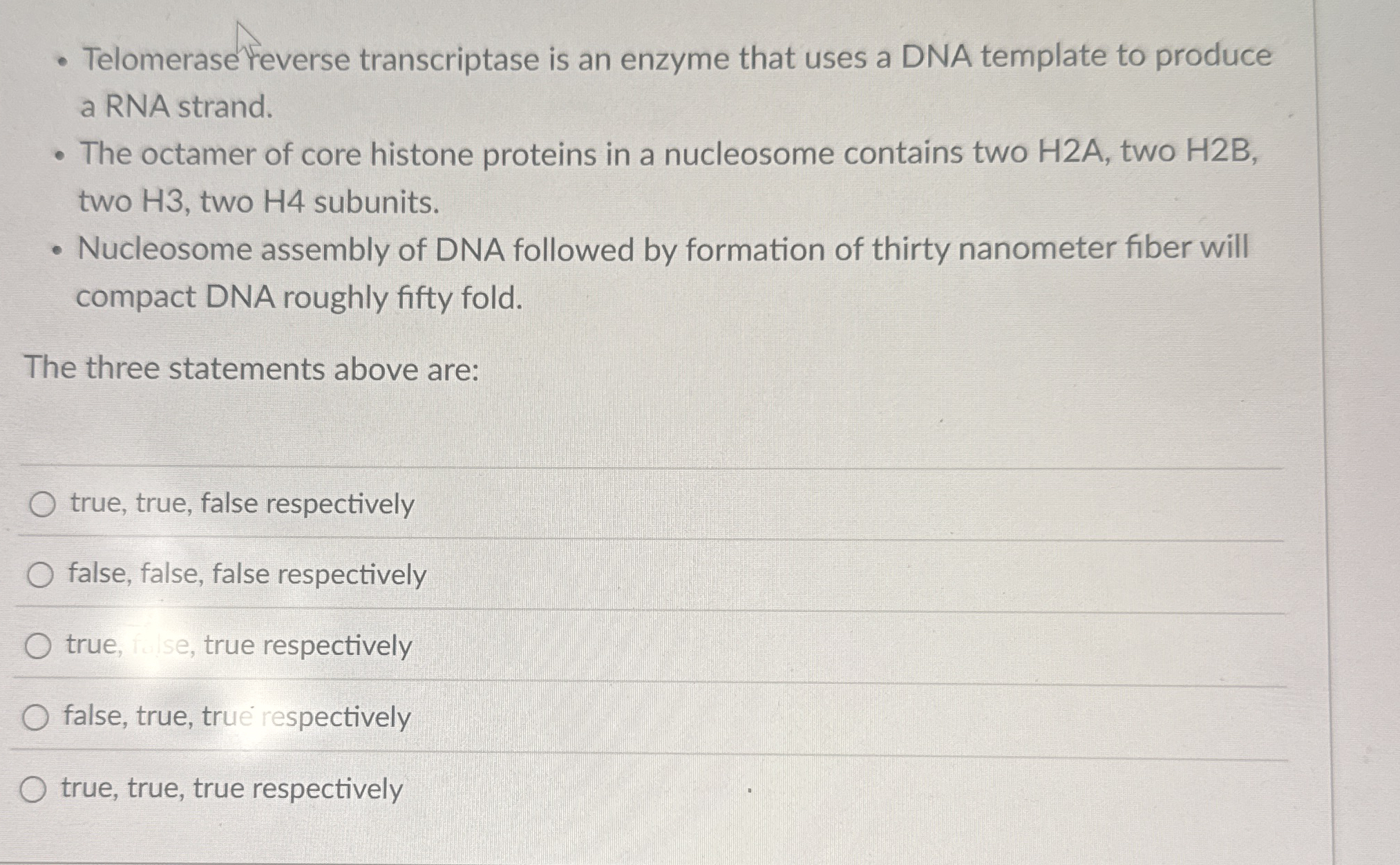 Solved Telomerase Yeverse transcriptase is an enzyme that | Chegg.com